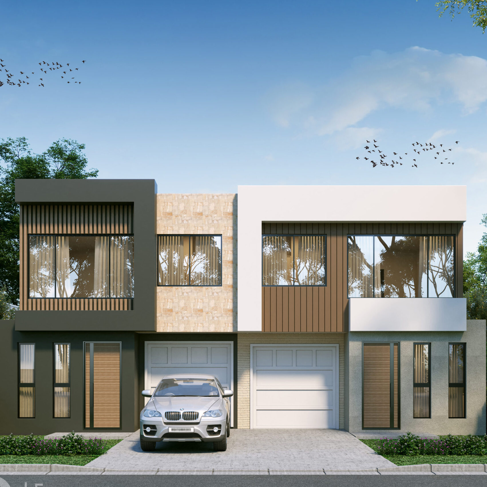 Modern Dual Occupancy - Fairfield, NSW | ArkExpress Design - ArkExpress ...